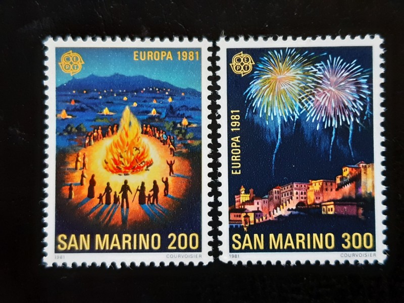 SAN MARINO 1981 CEPT