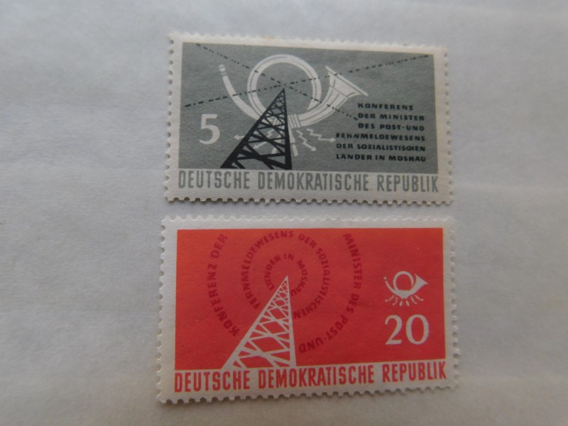 DDR 1958 KOMPLET ČISTA SERIJA