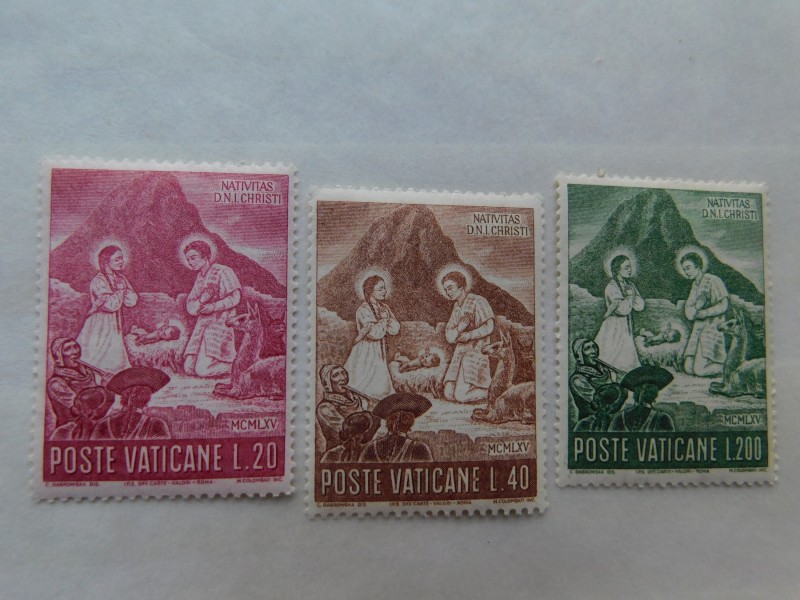 POSTE VATICANE 1965 KOMPLET ČISTA SERIJA