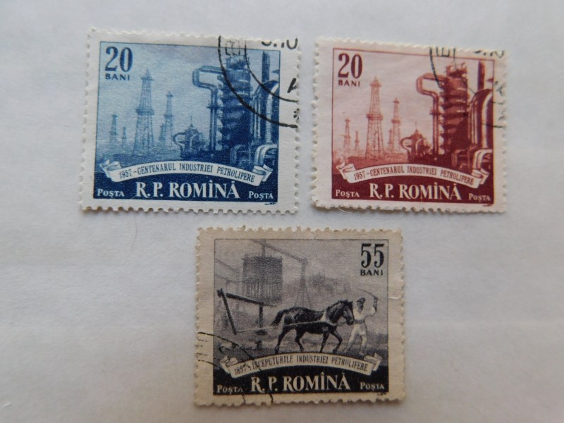 RUMUNIJA 1957 KOMPLET SERIJA