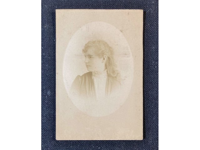 CDV-Mademoiselle Verestchagina, 1891