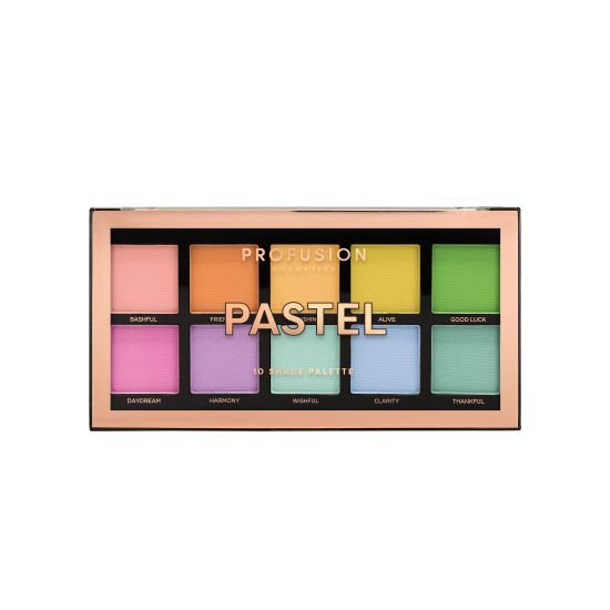 Profusion Mini Artistry Pastel - paleta senki za oči 10 nijansi