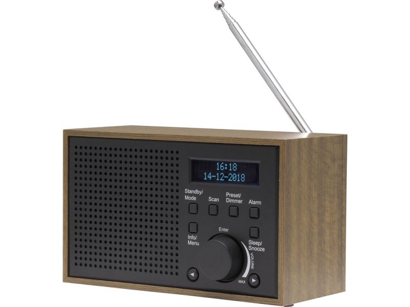 DENVER DAB-46 RADIO FM DARK GREY