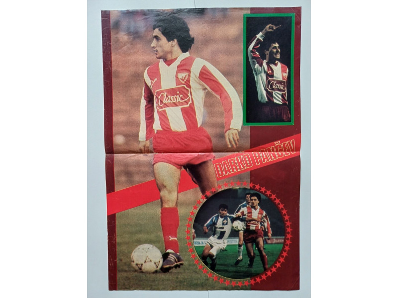 Poster - Darko Pančev 1990.