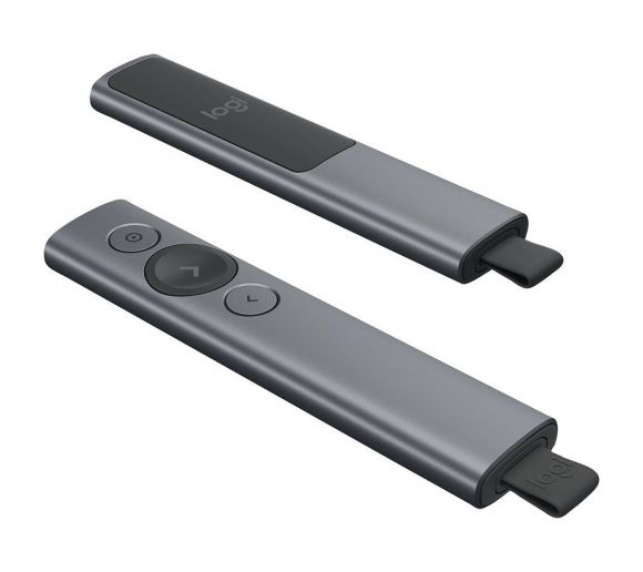 Logitech - Logitech Spotlight Presentation Remote - SLATE