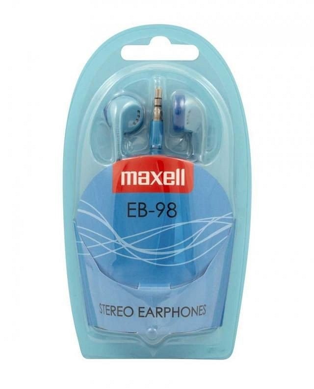 MAXELL SLUŠALICE EB-98 BLUE EAR BUD