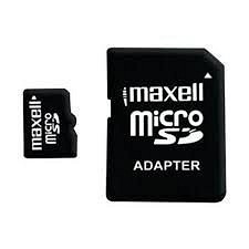 MAXELL MICRO SD 8GB CLASS 10 + ADAPTER