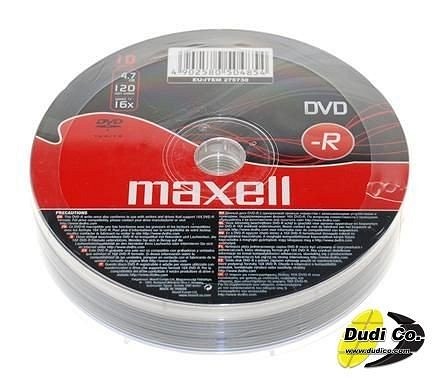 Maxell dvd-r 4.7gb 16x economic 10s