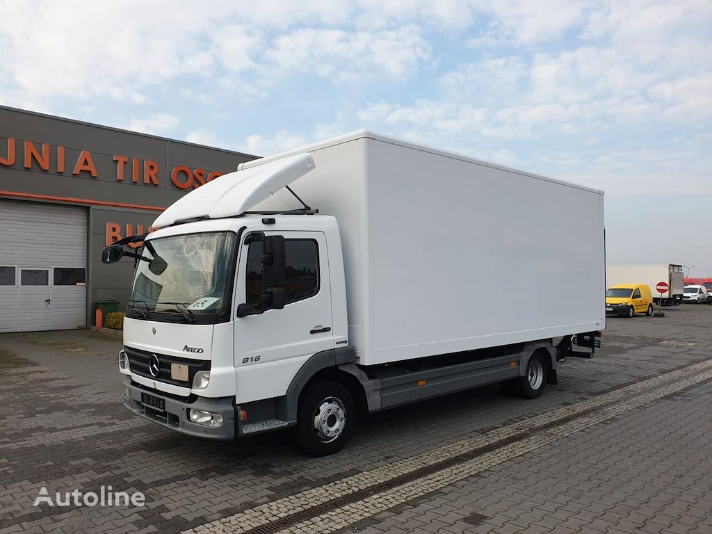 Mercedes-Benz ATEGO 816 KOFFER+LBW AUS (DE) TOP ZUSTAND MANUAL kamion furgon