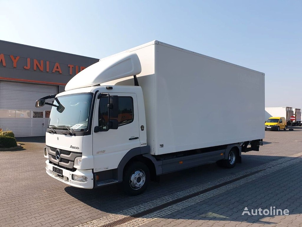 Mercedes-Benz ATEGO 818 EURO 5 KOFFER+LBW DEUTSCHER LKW LUFT kamion furgon