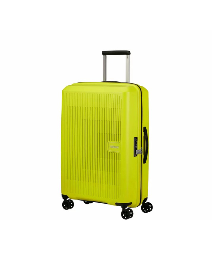 KOFER AEROSTEP-SPINNER 67/24 EXP TSA LIGHT LIME YELLOW TROLLEY American Tourister