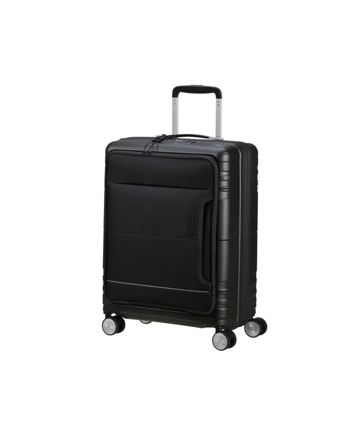 KOFER HELLO CABIN-SPINNER 55/20 EXP ONYX BLACK TROLLEY American Tourister