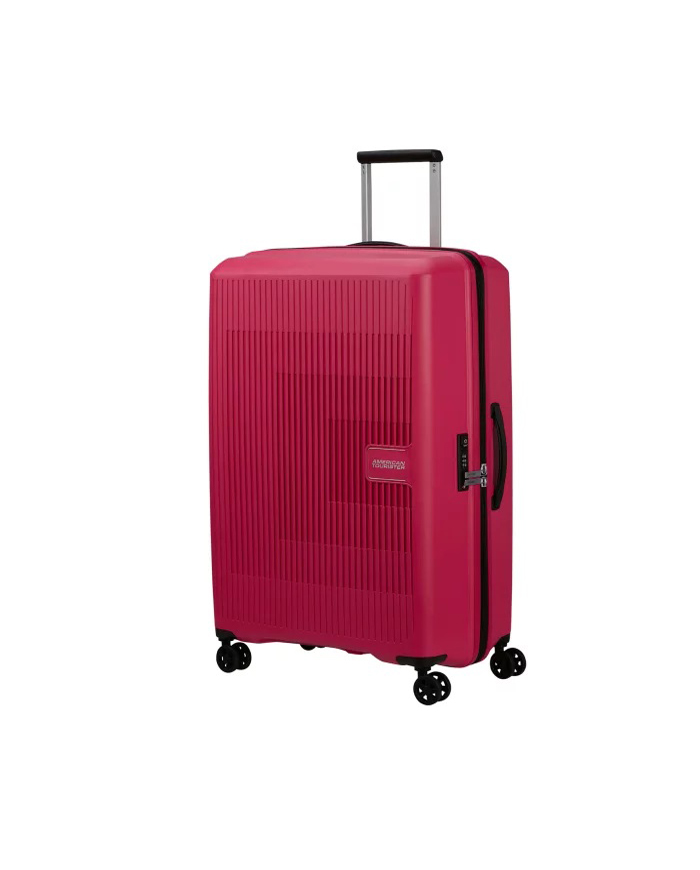 KOFER AEROSTEP-SPINNER 77/28 EXP TSA PINK FLASH TROLLEY American Tourister