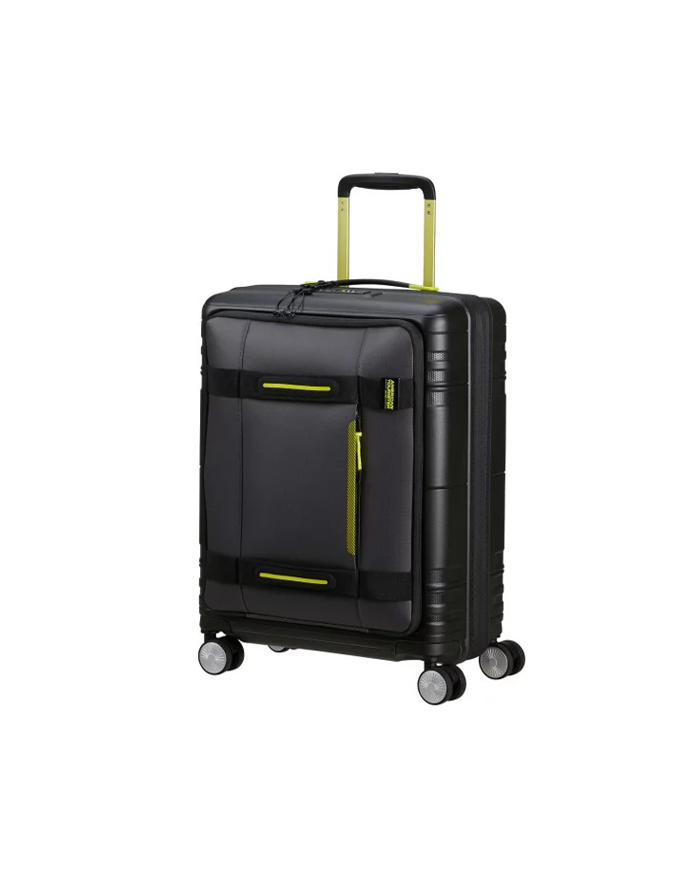 KOFER HELLO CABIN-SPINNER 55/20 EXP COATED BLACK TROLLEY American Tourister