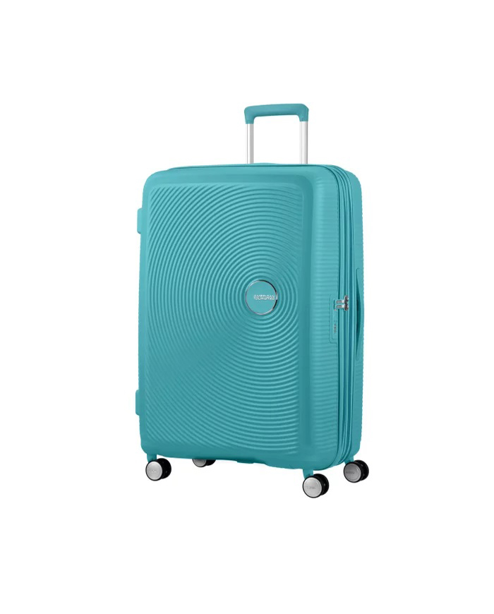 KOFER SOUNDBOX-SPINNER 77/28 TSA EXP TURQUOISE TONIC TROLLEY American Tourister