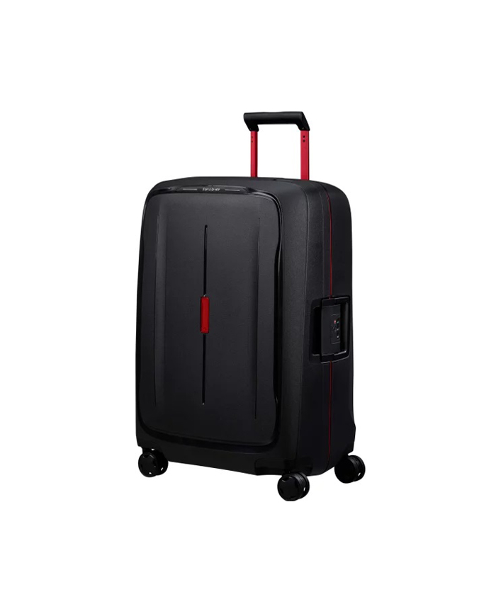 KOFER ESSENS-SPINNER 69/25 CHARCOAL/RED TROLLEY Samsonite