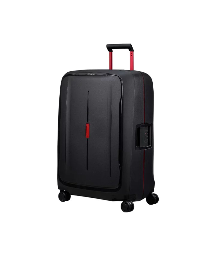 KOFER ESSENS-SPINNER 75/28 CHARCOAL/RED TROLLEY Samsonite