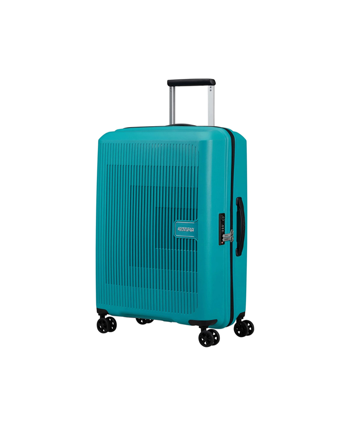 KOFER AEROSTEP-SPINNER 67/24 EXP TSA TURQUOISE TONIC TROLLEY American Tourister