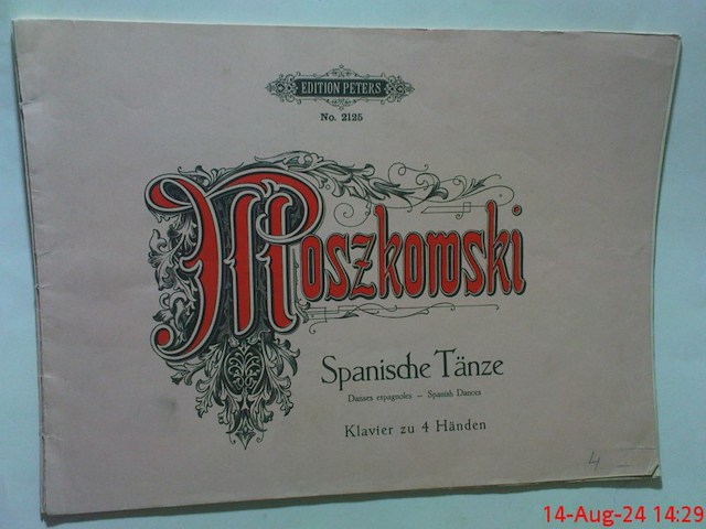 ALEXANDER  MOSZKOWSKI  - SPANISCHE TANZE