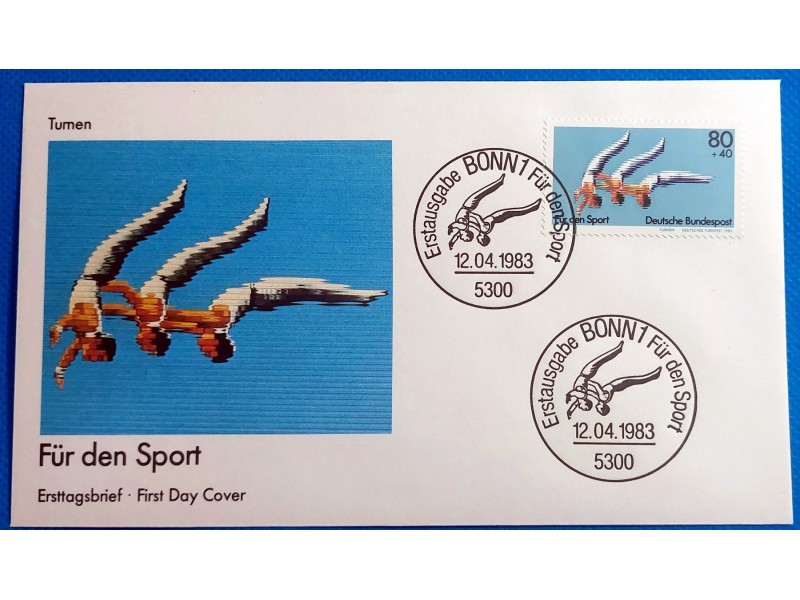 Nemačka BRD FDC 1983. Sport