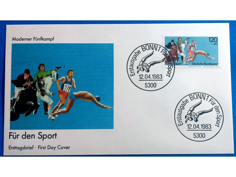 Nemačka BRD FDC 1983. Sport