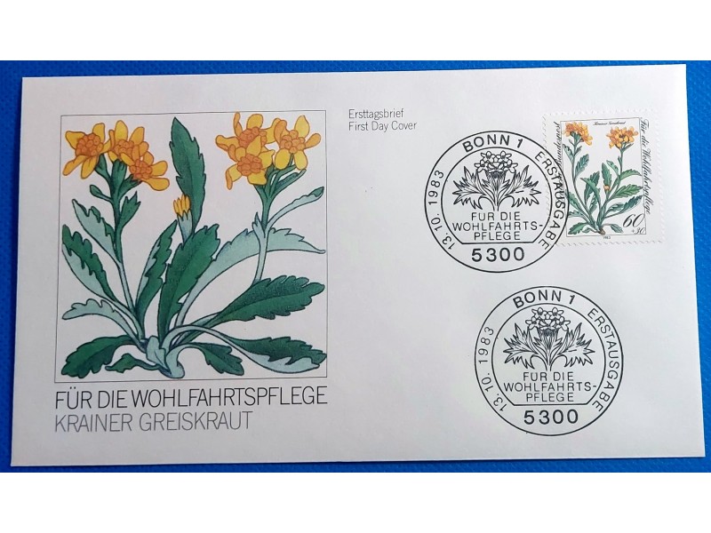 Nemačka BRD FDC 1983. Flora