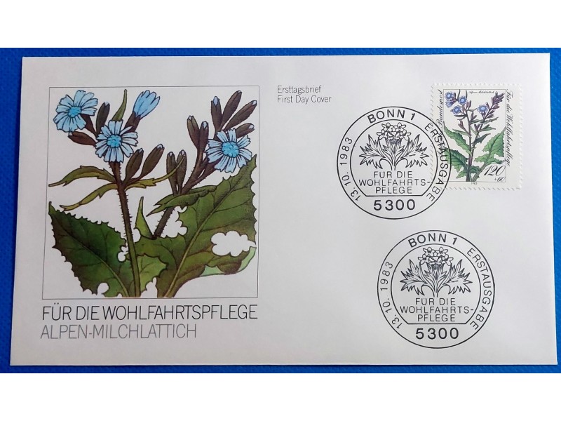 Nemačka BRD FDC 1983. Flora