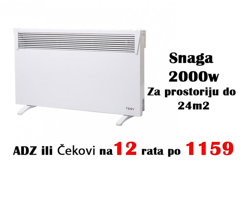 TESY Panelni radijator CN03 200 MIS F 2000W beli