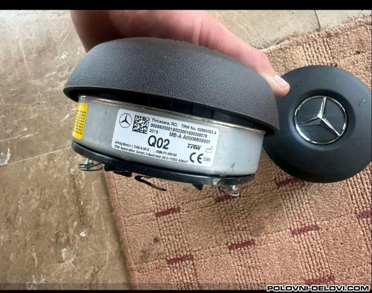 Mercedes B A. CLA. EQS Air Bag Kompletan Auto U Delovima