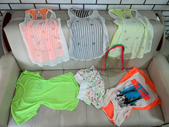 Paket neon garderobe + torba za plazu vel.m/L