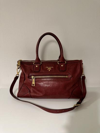 Prada Vitello Burgundy ORIGINAL