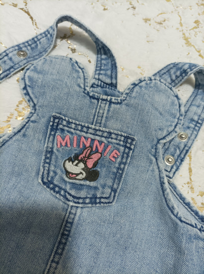     H&M teksas haljina Minnie Mouse