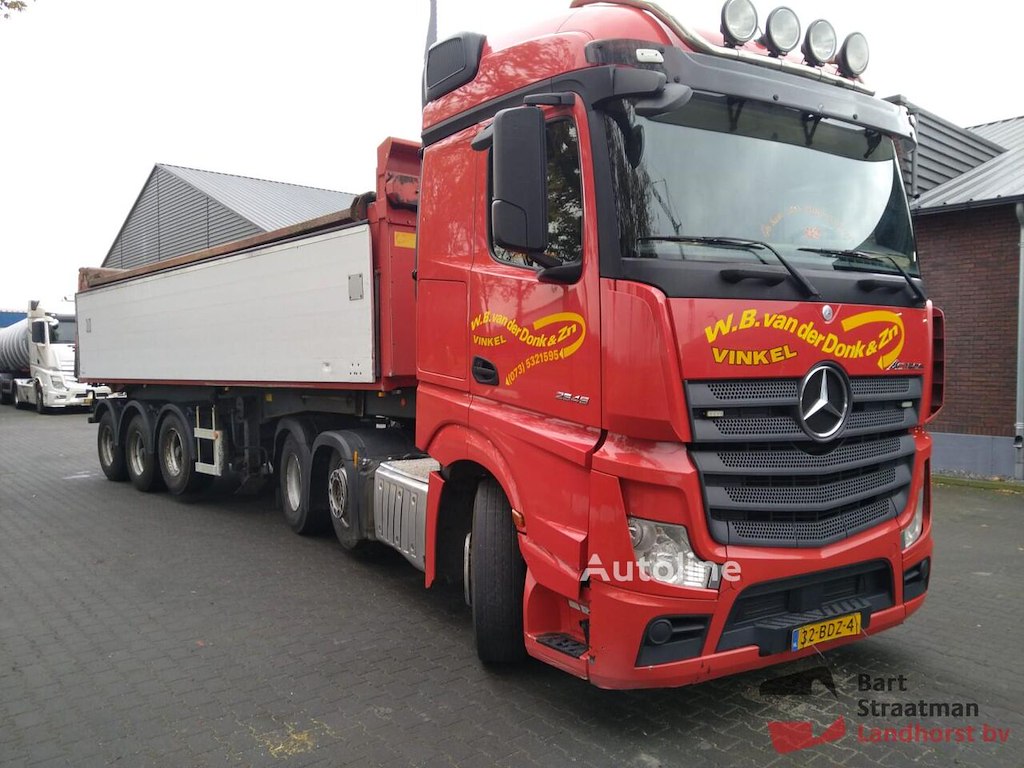 Mercedes-Benz ACTROS 2545 6x2 Euro 6 trekker met kipper hydrauliek tegljač