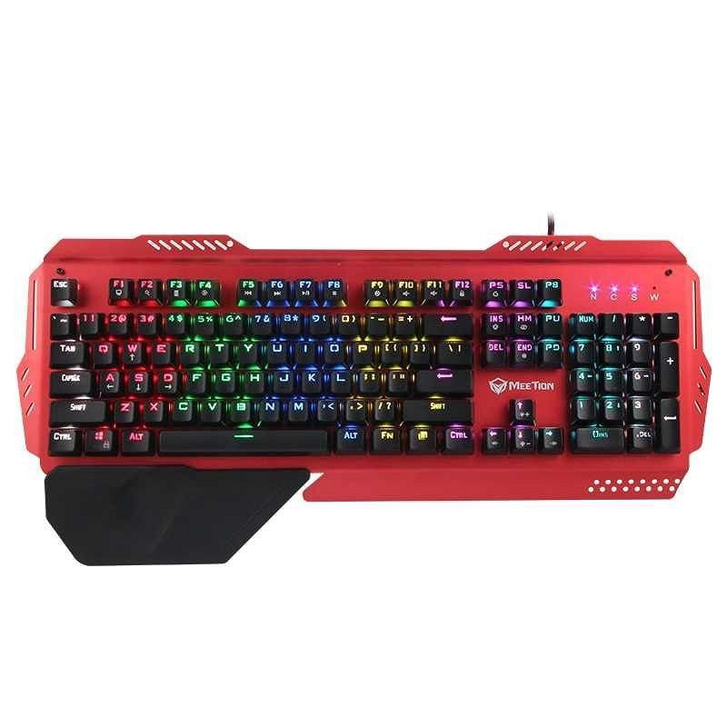 MEETION MK20 MEHANIČKA METALNA RGB Tastatura, CRVENA