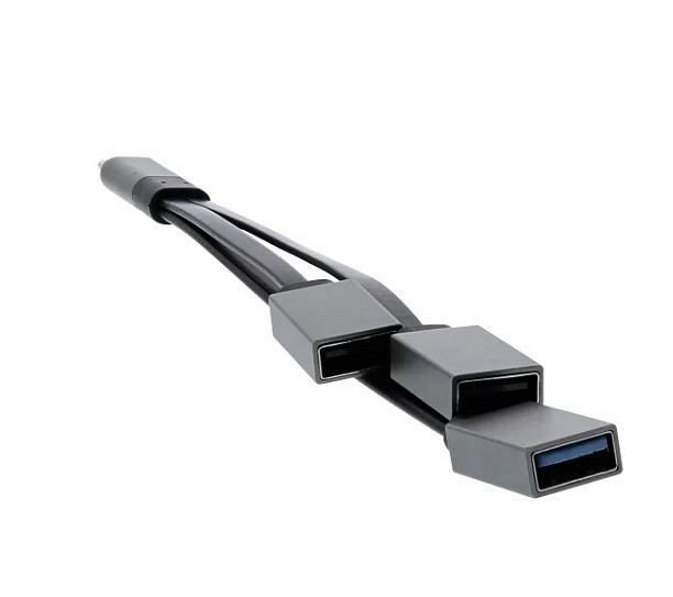 TNB TCM3USBF RAZDELNIK USB-C NA USB-A X3, DIZAJN Aluminijum