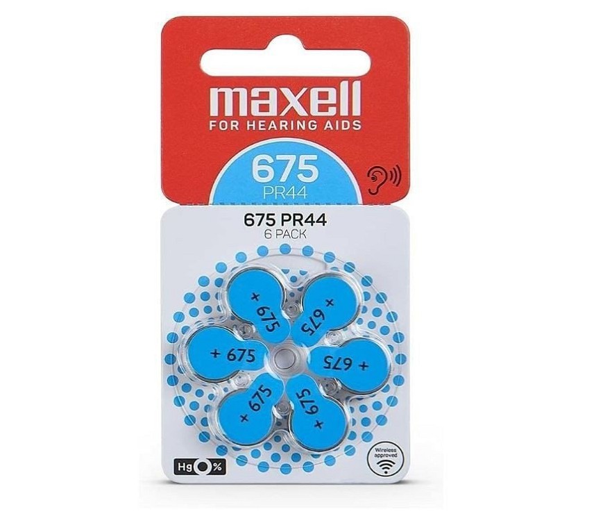 MAXELL PR44 (675) 6BS ZINC BATERIJA PAK 6kom