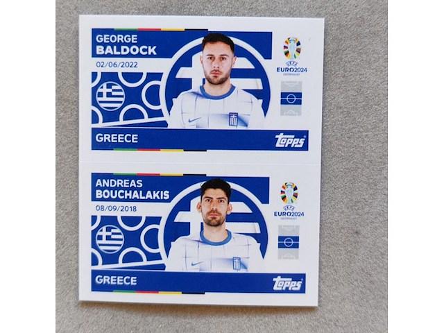 EURO 2024 GERMANY slicica GRE08-09