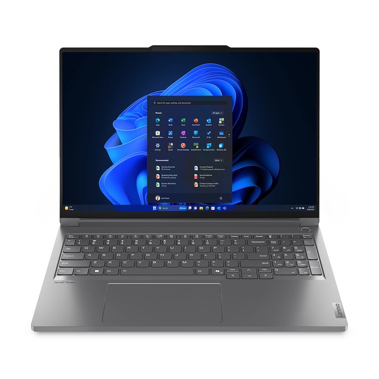 Lenovo ThinkBook 16p G5 IRX (21N50013YA) laptop Intel® 24-cores i9 14900HX 16" 3.2K 32GB 1TB SSD GeForce RTX4060 sivi