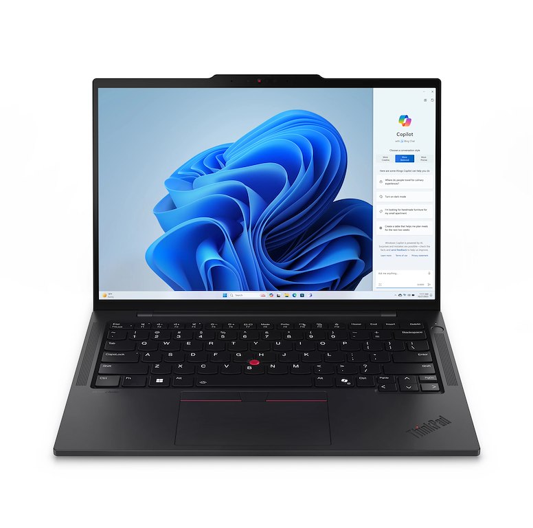 Lenovo ThinkPad T14s G5 (21LS002DYA) laptop Intel® Core™ Ultra 7 155U 14" WUXGA 32GB 1TB SSD Intel® Graphics Win11 Pro crni