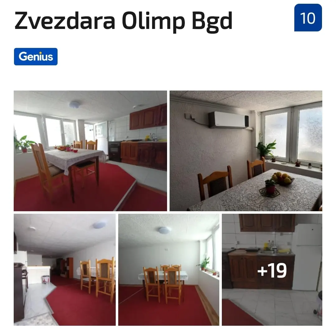 Opremljen apartman izdaje se kao stan na dan 40kv na Zvezdari kod SC Olimp