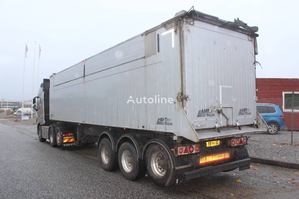 AMT TK300 3 akslet 58 m3 tiptrailer m. åbenbar side poluprikolica kipera