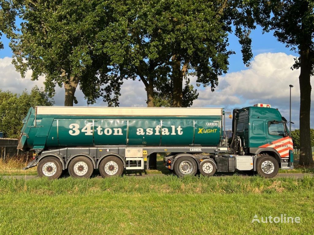 Carnehl CHKS/HH 3 Assen Geisoleerde asfaltkipper 34 ton met Volvo FM Tre poluprikolica kipera