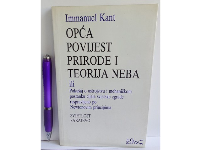 OPĆA POVIJEST PRIRODE I TEORIJA NEBA - IMANUEL KANT