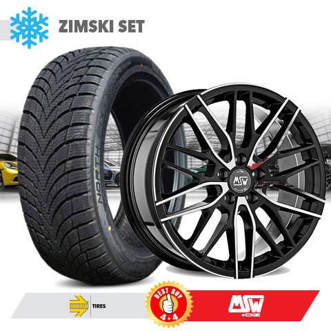 225/55 R18 SET Z MOMO + MSW 72 GB POL 5/108