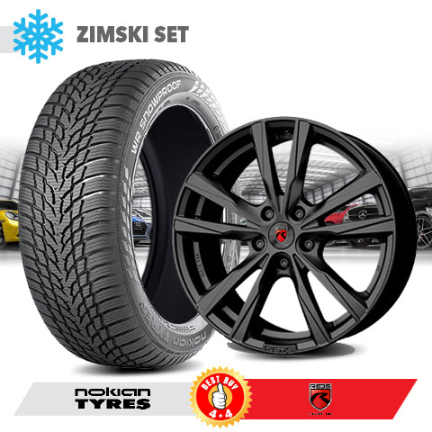 205/65 R16 SET Z NOKIAN + REDS K2 MB 5/114.3 + TPMS