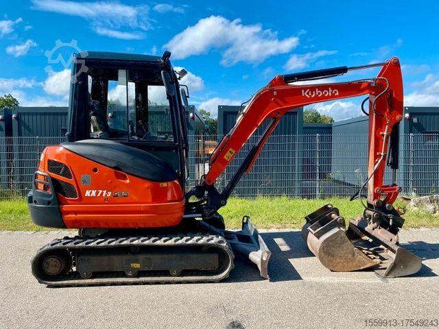 Mini bageri
KUBOTA KX 71-3**Löffelpaket**