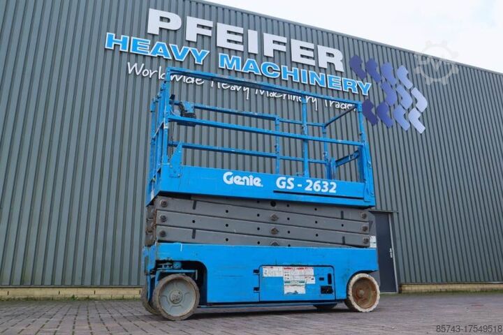 Podizanje makaza
Genie GS2632 Electric, Working Height 10m, 227kg Capacit