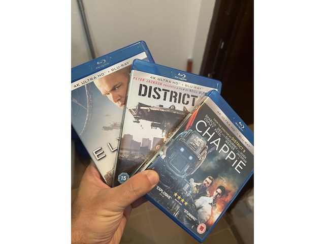 Elysium &; Chappie 2disc set blu ray