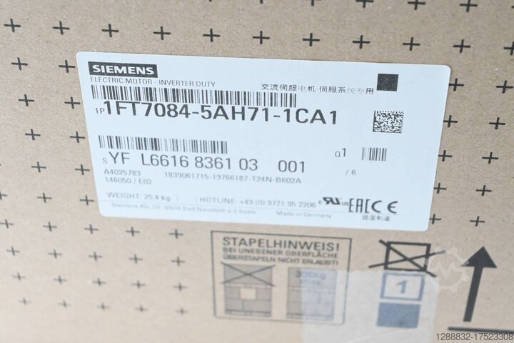 Servomotor
Siemens 1FT7084-5AH71-1CA1