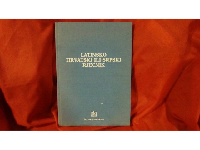 latinsko hrvatski ili srpski rječnik Milan Žepić